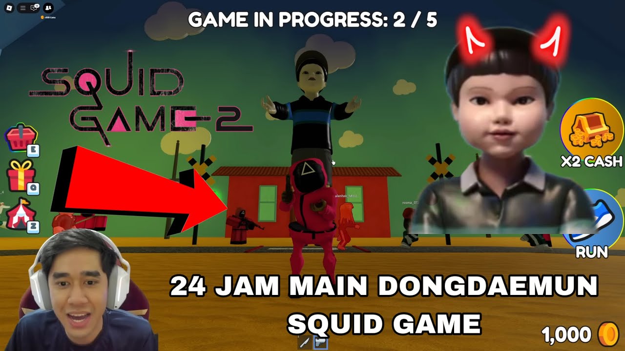 24 JAM MAIN DONGDAEMUN SQUID GAME 😂 - YouTube