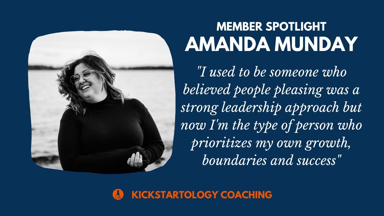 Member Spotlight with Kickstartology Alumni:Amanda Munday - YouTube