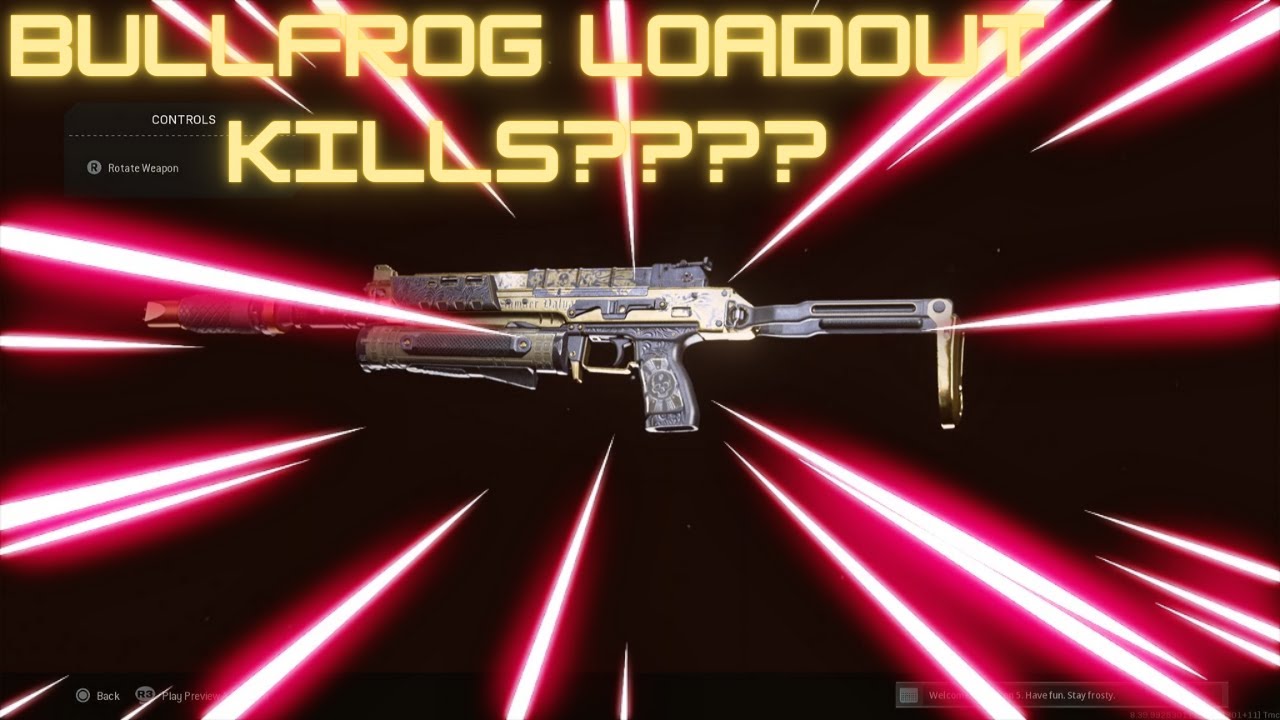 WARZONE SEASON 5 BULLFROG BUILD - BEST SMG IN WARZONE???? - YouTube