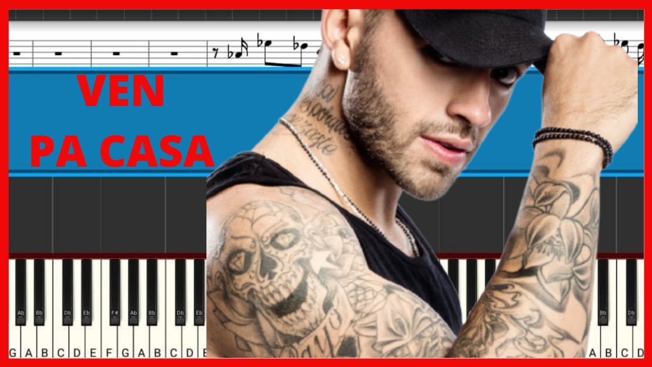Feid - Ven Pa Casa | Piano Tutorial | Midi - YouTube