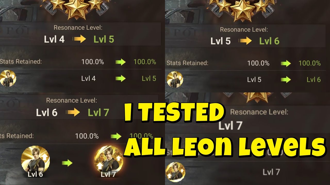 I TESTED ALL LEON LEVELS AND UPGRADES IN STATE OF SURVIVAL - YouTube