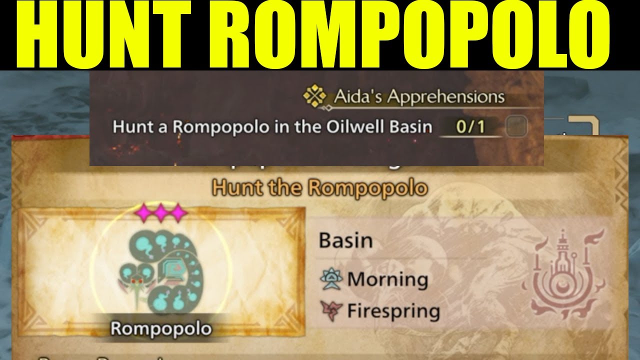 How to Hunt a Rompopolo in the Oilwell Basin Monster Hunter Wilds ...