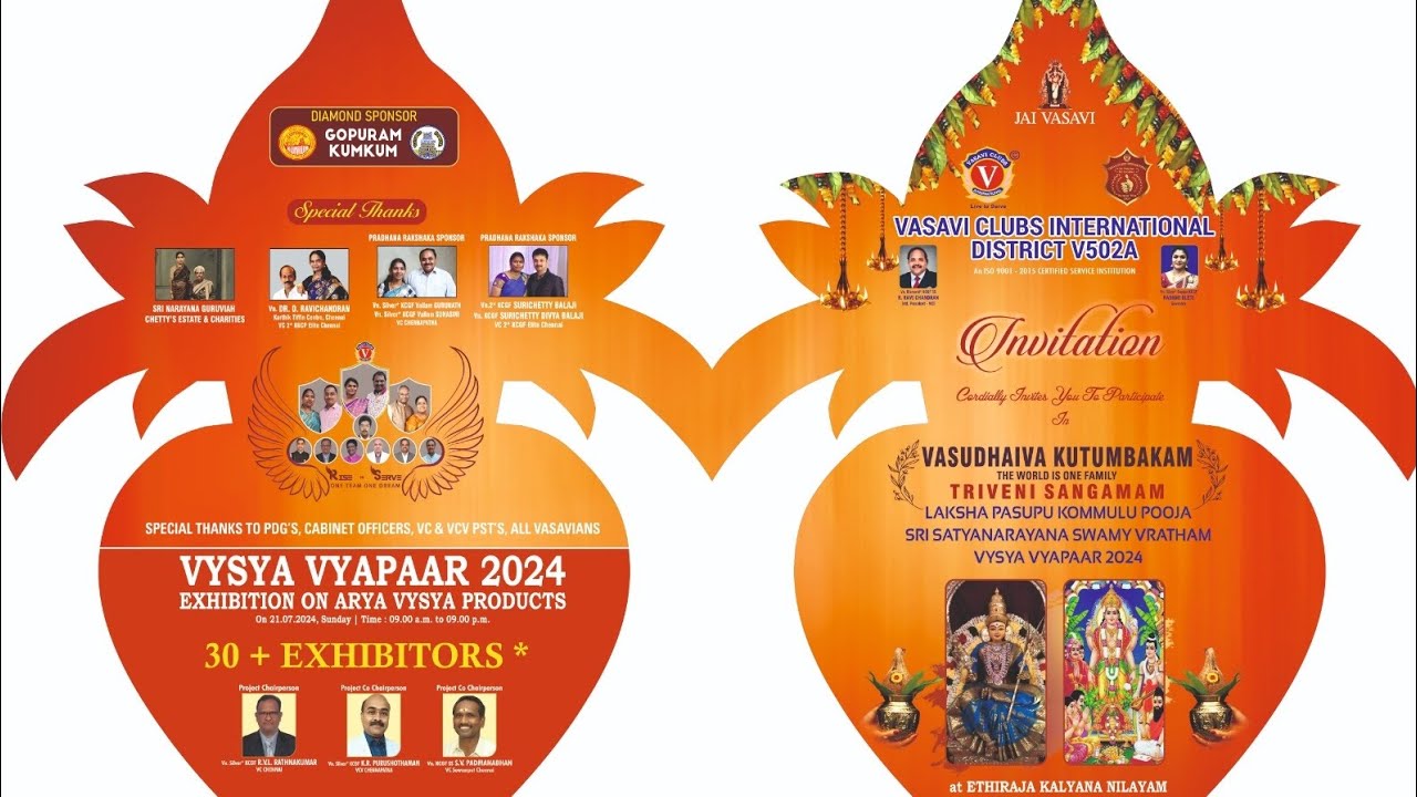 VASUDIVA KOTUMBHAKAM TRIVENI SANGAMAM LAKSHA PASAPPU KOMMULA PUJA, SREE ...