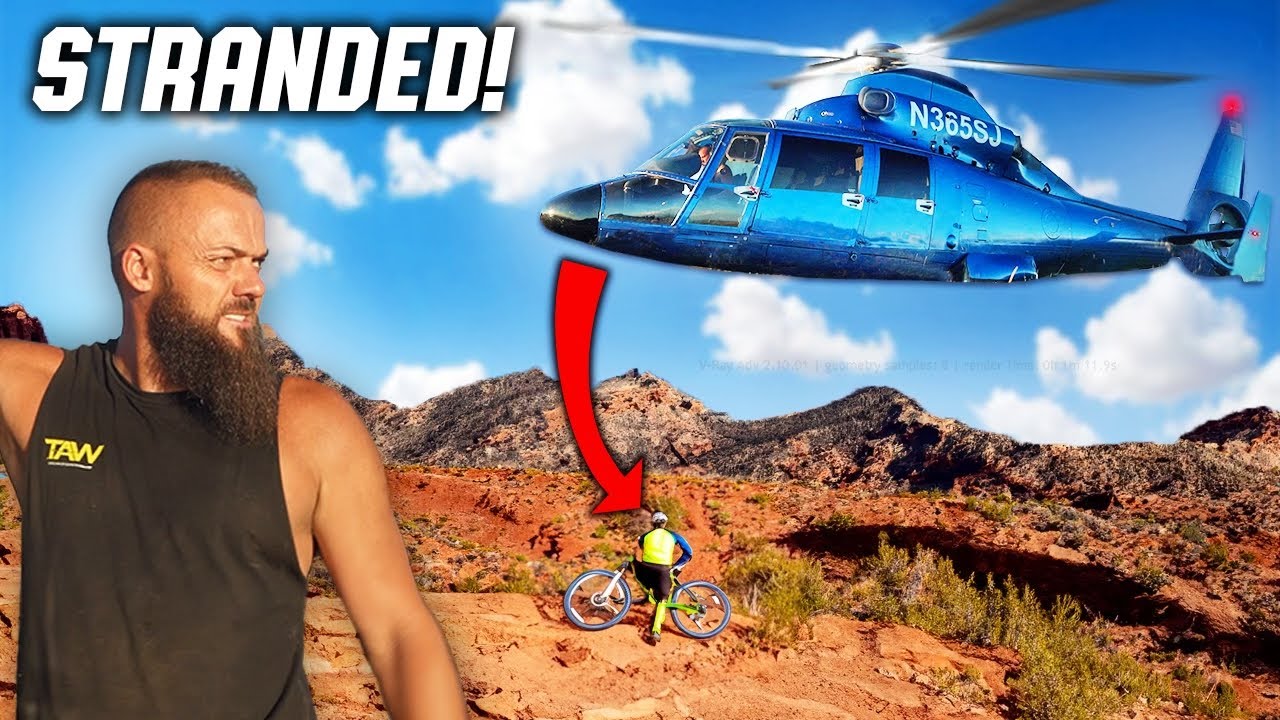 Dauphin Helicopter Rescue! How To Save a Stranded Mountain Biker - YouTube