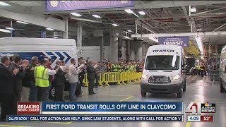 First Ford Transit rolls off line in Claycomo
