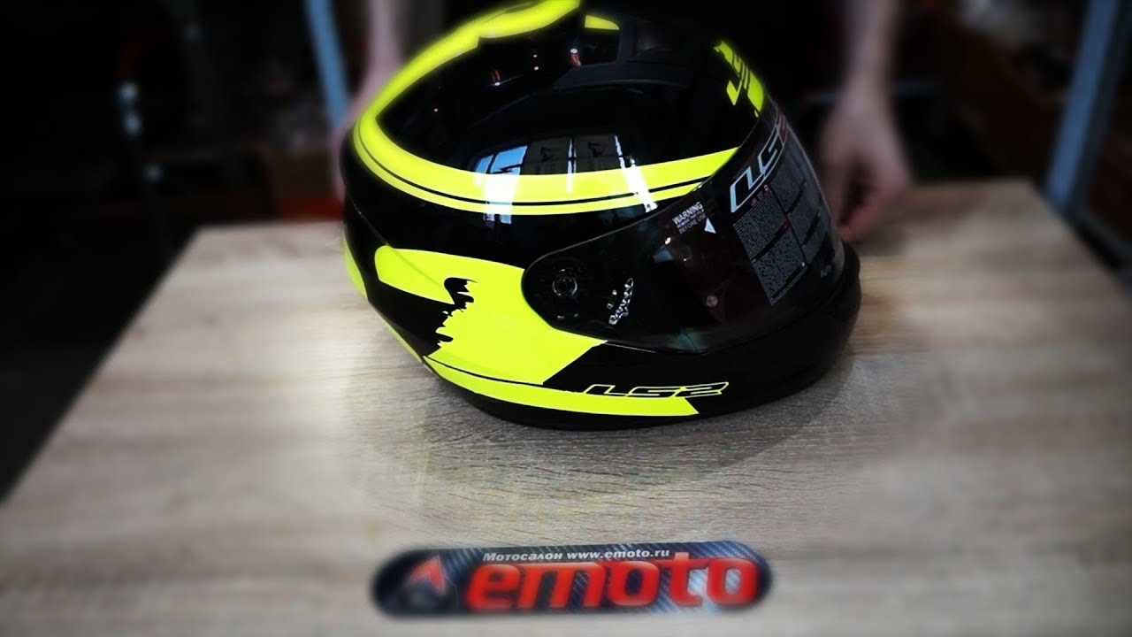 Обзор шлема LS2 FF351 - YouTube