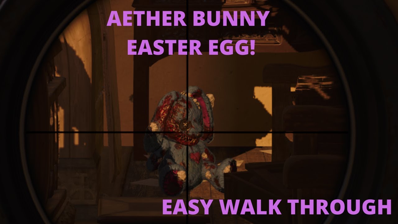 AETHER BUNNY EASTER EGG Call of duty black ops cold war zombies - YouTube
