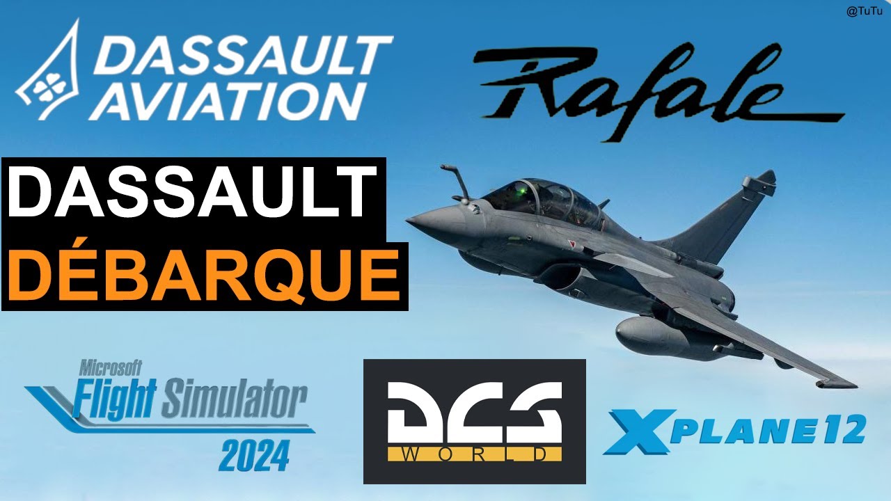 Dassault arrive sur Flight Simulator… et DCS World ! - YouTube