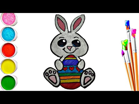 Easter bunny,Drawing ,Cartoon bunny ,How to Draw an Easter Bunny - Easy ...