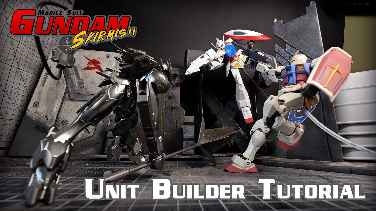Gundam Skirmish Unit Builder Tutorial - YouTube