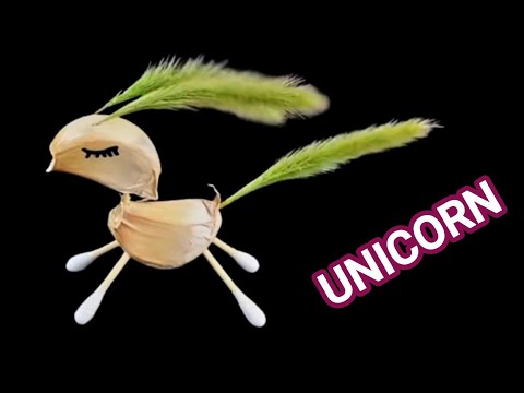 Unicorn From Recycled Materials