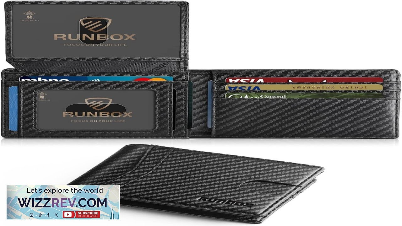 RUNBOX Wallet for Men Slim Rfid Leather 2 ID Window With Gift Review ...