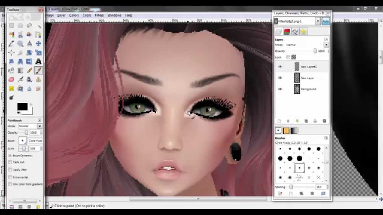 HOW TO: APPLY GLITTER TO AN IMVU EDIT - YouTube