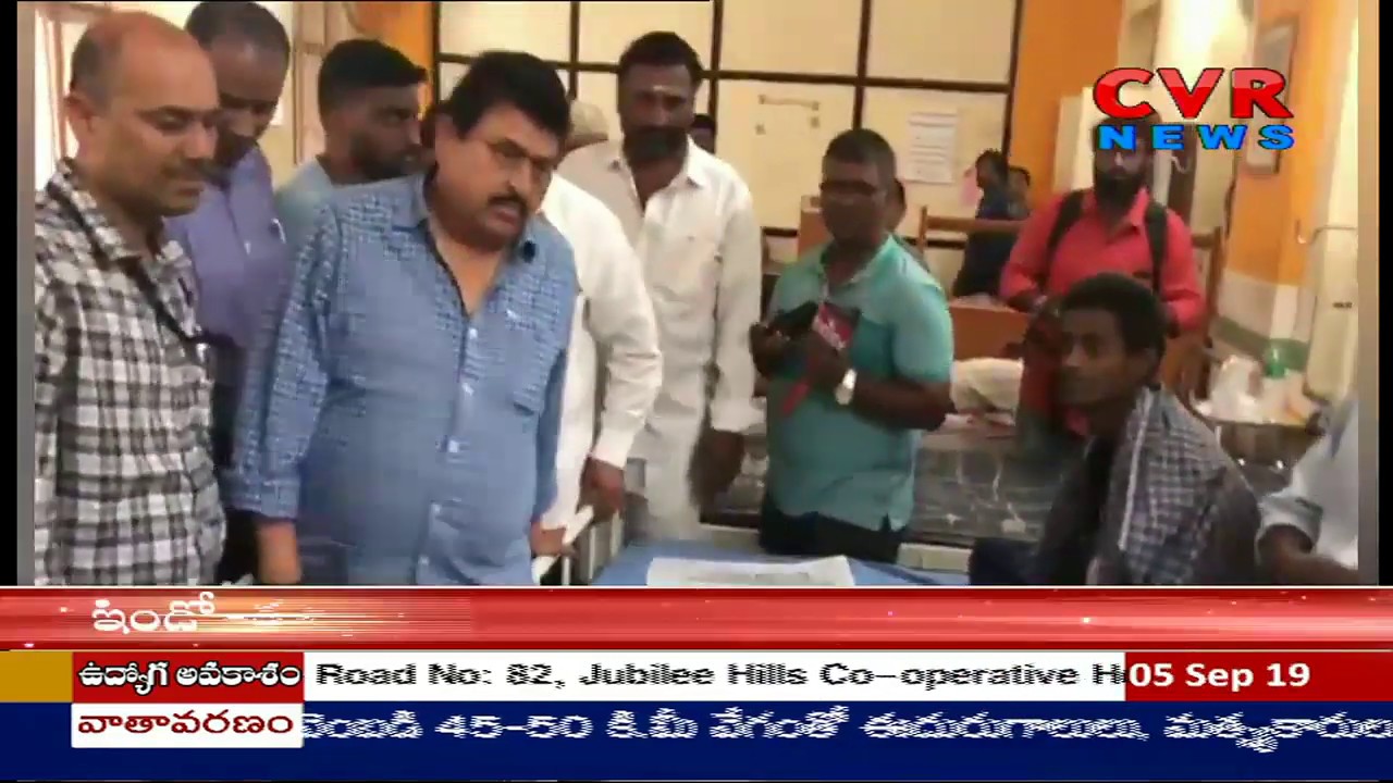 BJP MLC Ramachandra Rao Interact With Fever Patients at Gandhi Hospital ...