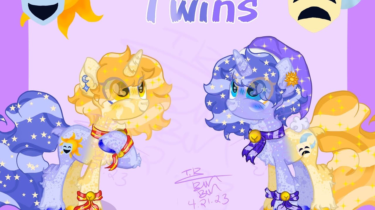 mlp oc's -MLP speedpaint (☀️, 🌙) - YouTube