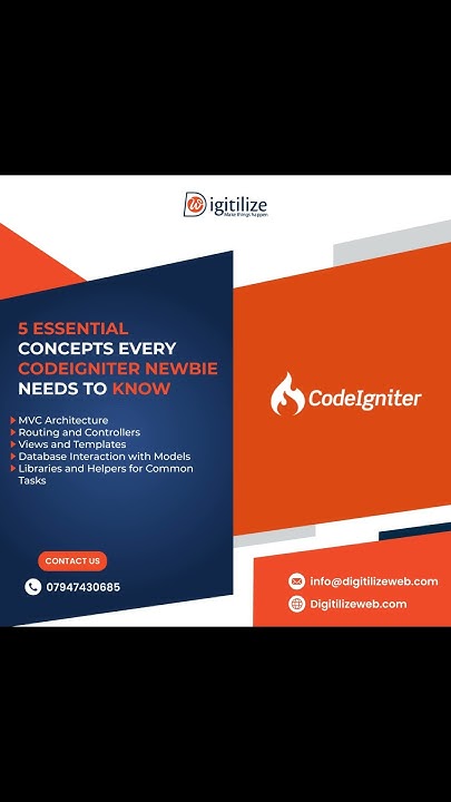 5 Essential Concepts Every CodeIgniter Newbie Needs to Know - YouTube