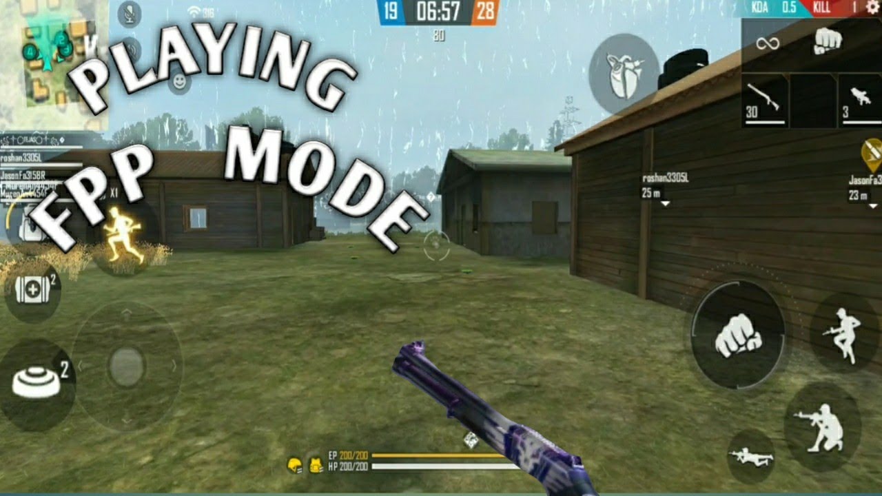 ||FREE FIRE|| CHANGED TPP MODE TO FPP MODE - YouTube