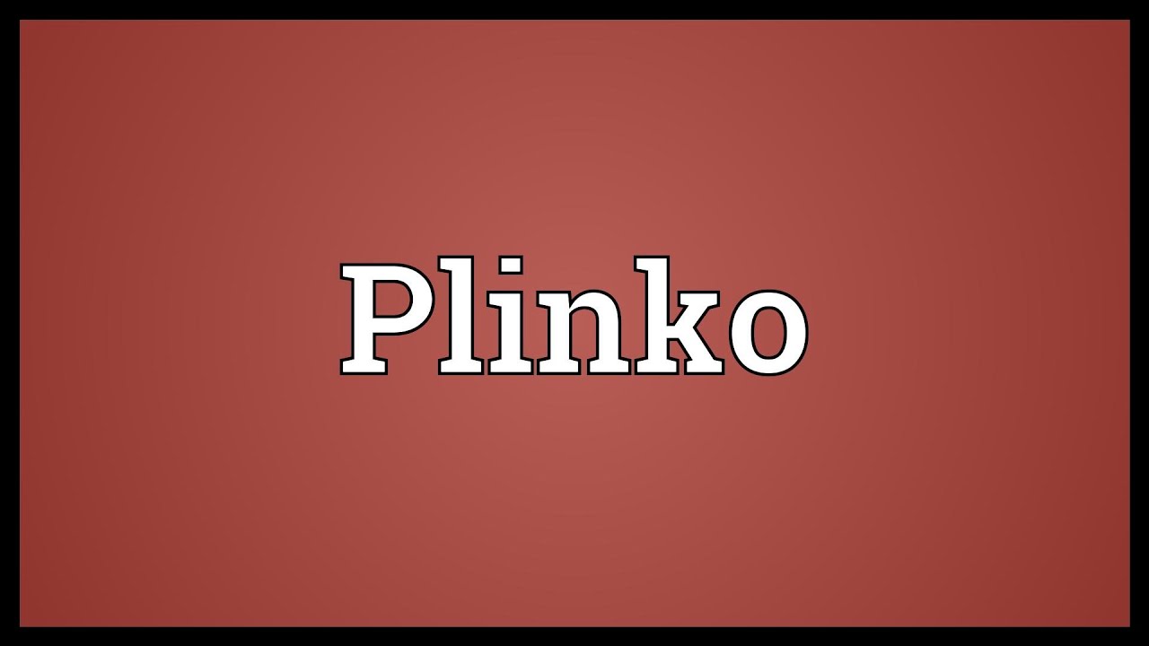 Plinko Meaning - YouTube