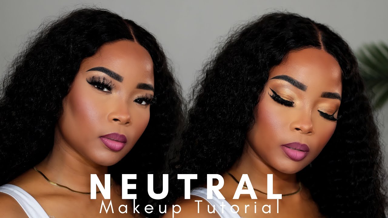 Easy Neutral Makeup Tutorial Look | Karrill DaDiva - YouTube