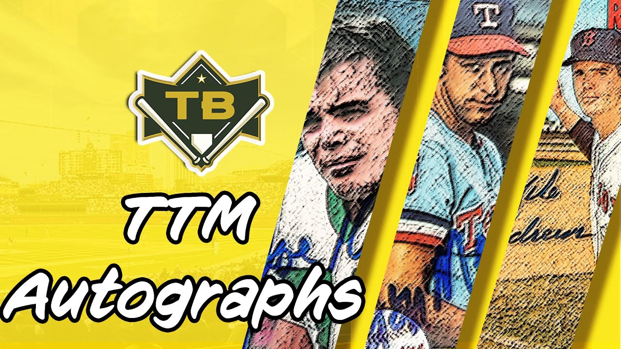 TTM Autograph Returns 359, 1 Pro Football HOFer & 5 MLB returns - YouTube