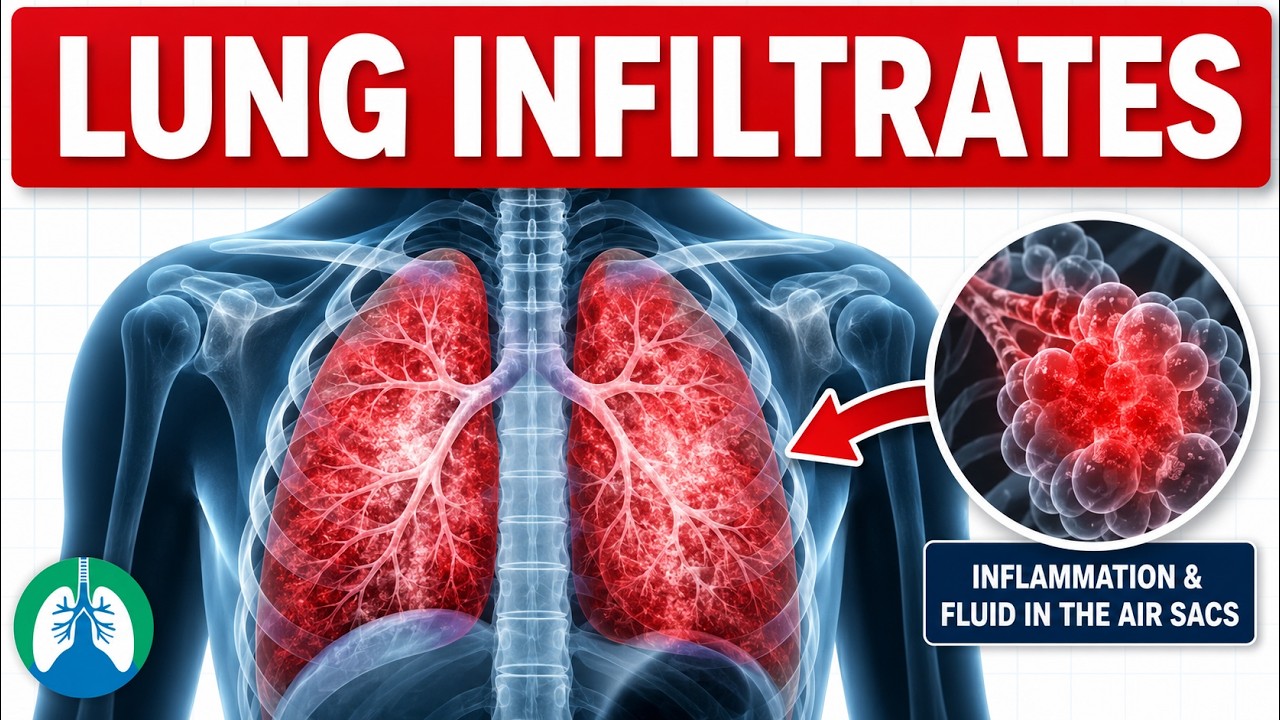 Lung Infiltrates on Chest X-ray | Quick Explainer Video - YouTube