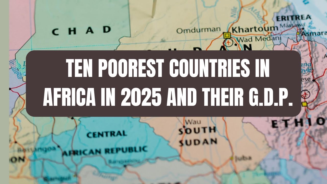 10 poorest countries in Africa in 2025 - YouTube