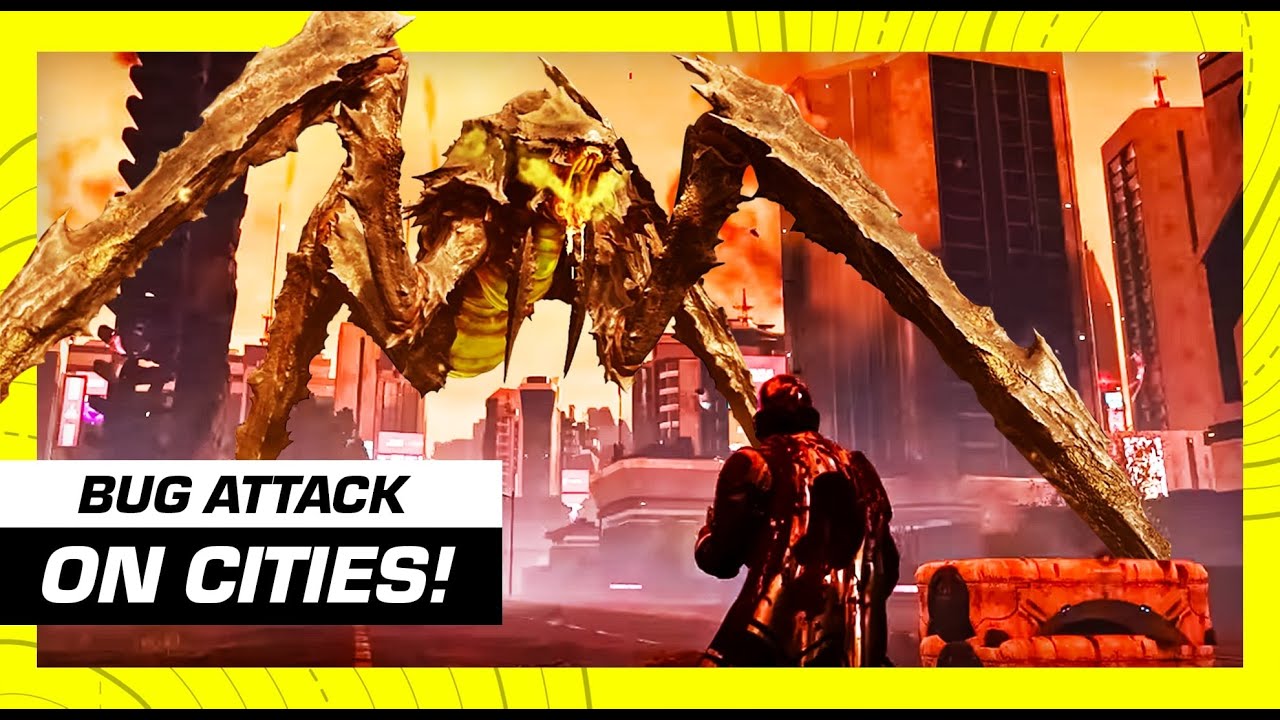 Helldivers 2 - Infestation! Cities Under Attack by the Bugs! - YouTube