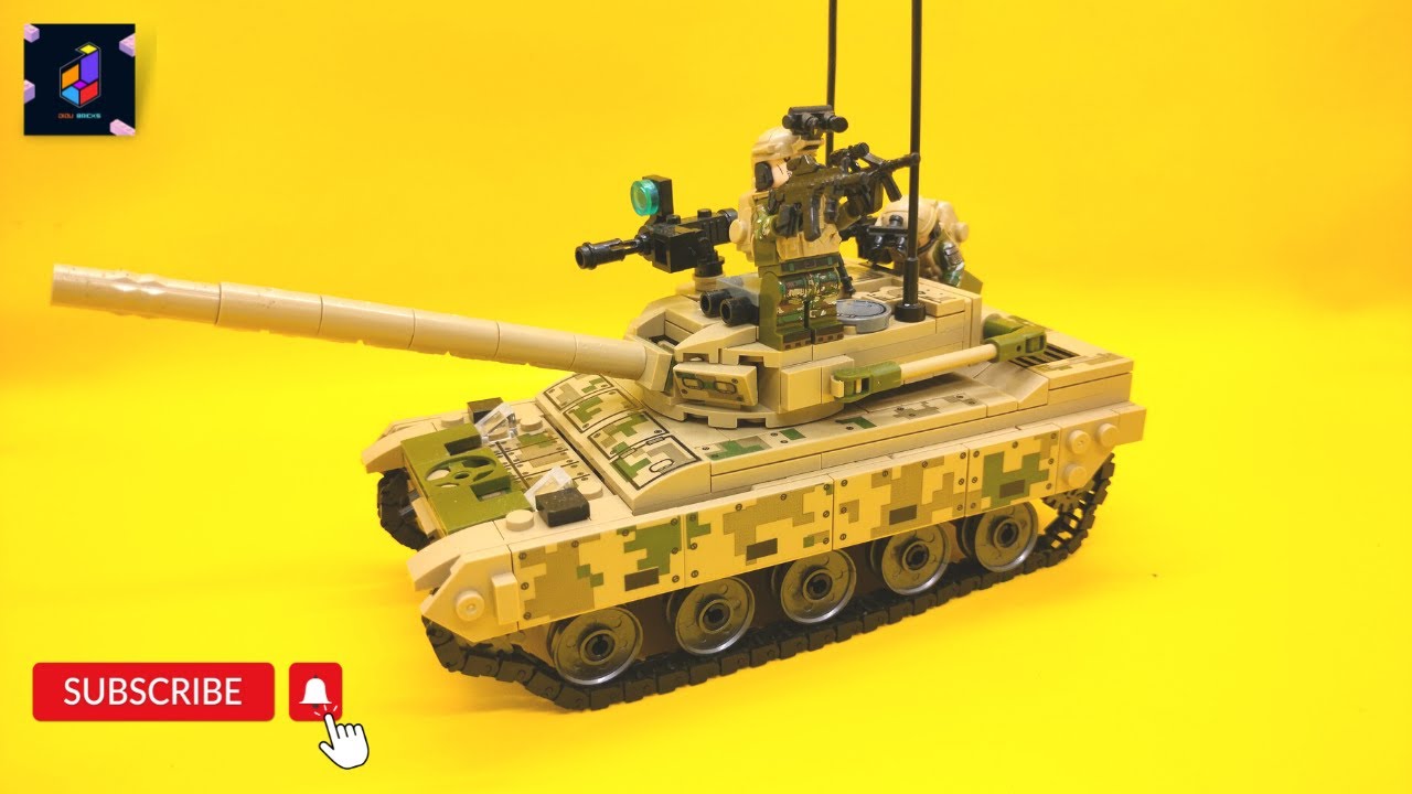 Lego Block VT-4 Main Battle Tank MBT-3000 ( Speed Build ) - Military ...