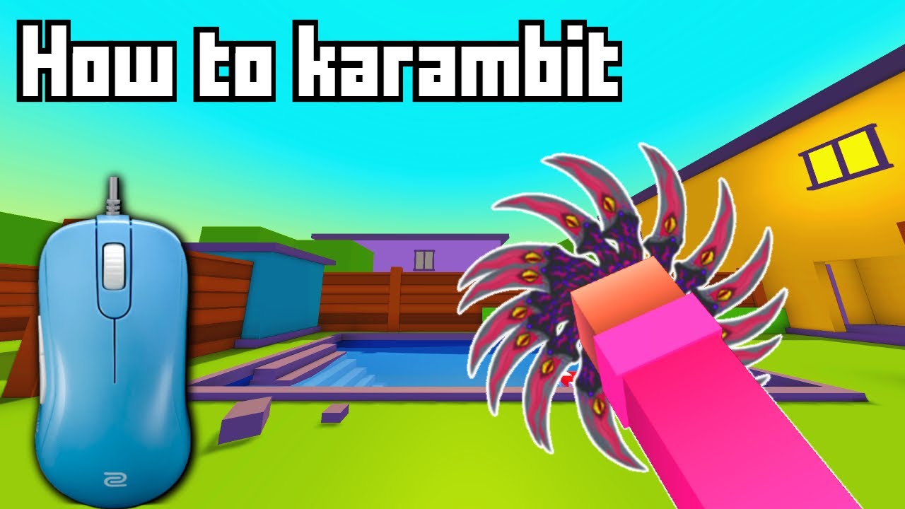 Krunker.io HOW TO FIDGET SPINNER | Karambit Knife Guide (Part 2) - YouTube