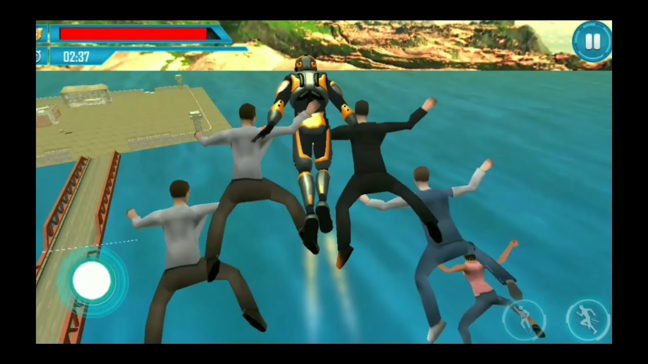 Iron robot rescue mission [ my Games ] for kids - YouTube