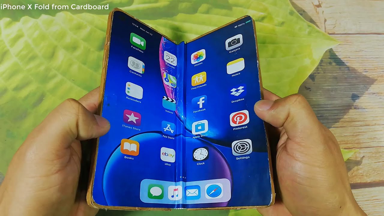 HOW TO MAKE iPhone Fold OUT OF Cardboard - YouTube