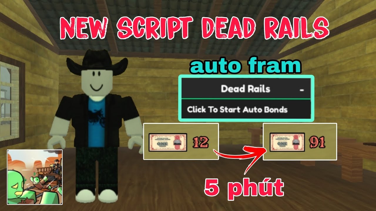 Script dead rails - Script dead rails auto fram free siêu vip - YouTube