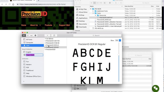 Micr Font