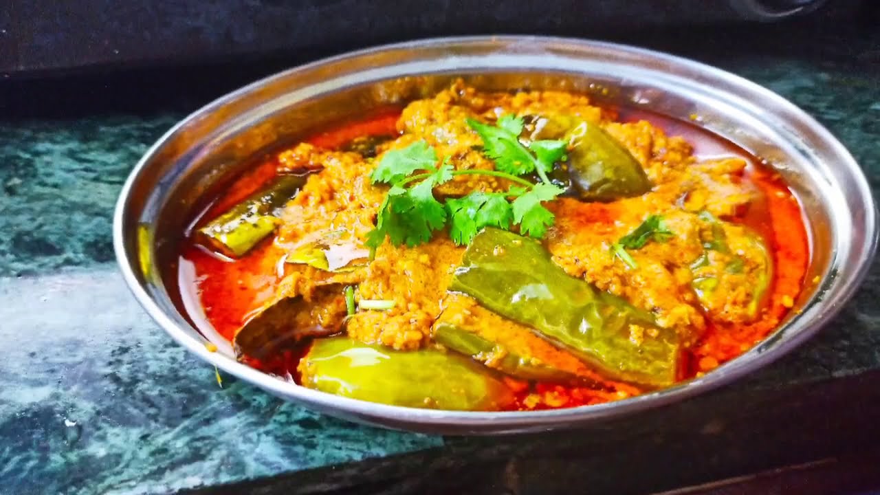 Hyderabadi Bagharay Bagan || South Indian Recipe || Homemade Vegetables ...