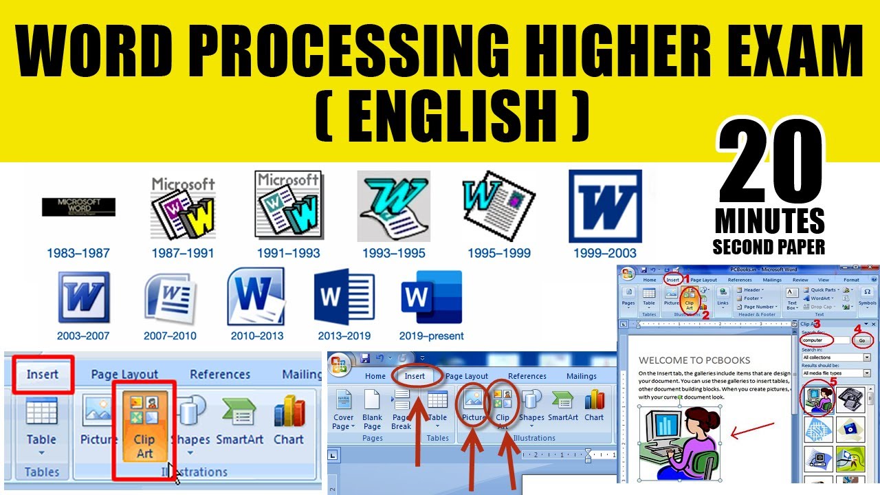 Word Processing Higher Exam ( ENGLISH ) 2021 ( First Paper & Second ...