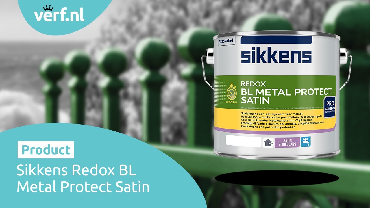 Sikkens Redox BL Metal Protect Satin | Sneldrogend één-pot-systeem ...