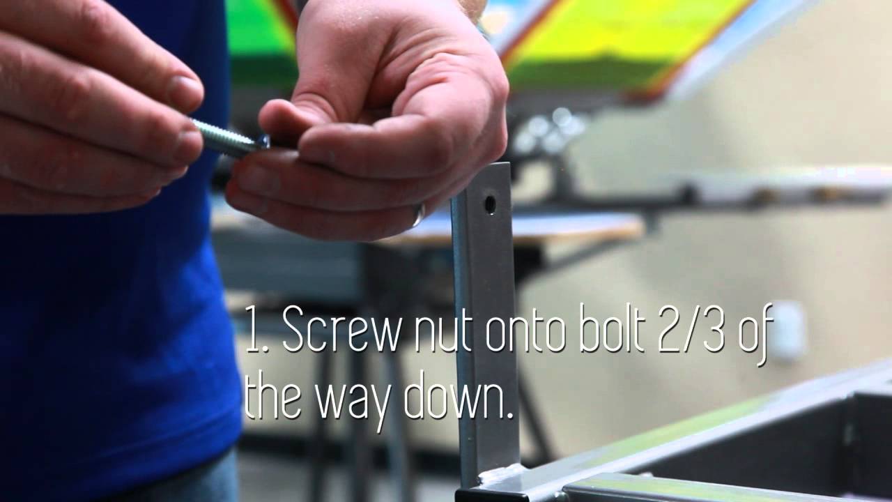 Odyssey Bench Top Model - Installing Levelers - YouTube