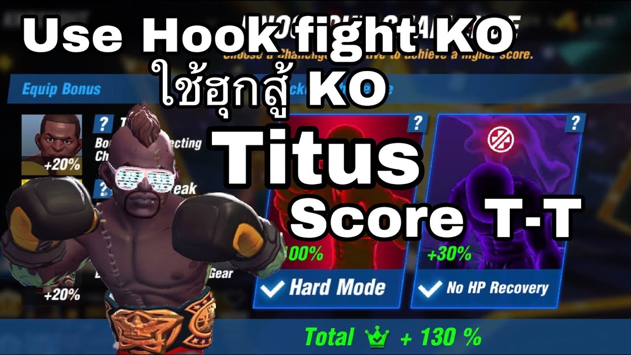 Boxing Star : TITUS KNOCKOUT MODE (use Hook fight) - YouTube