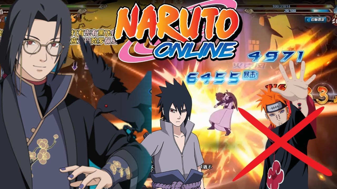 Naruto Online - How to Beat Pain [Six Path Rinnegan] in Easy Way - YouTube