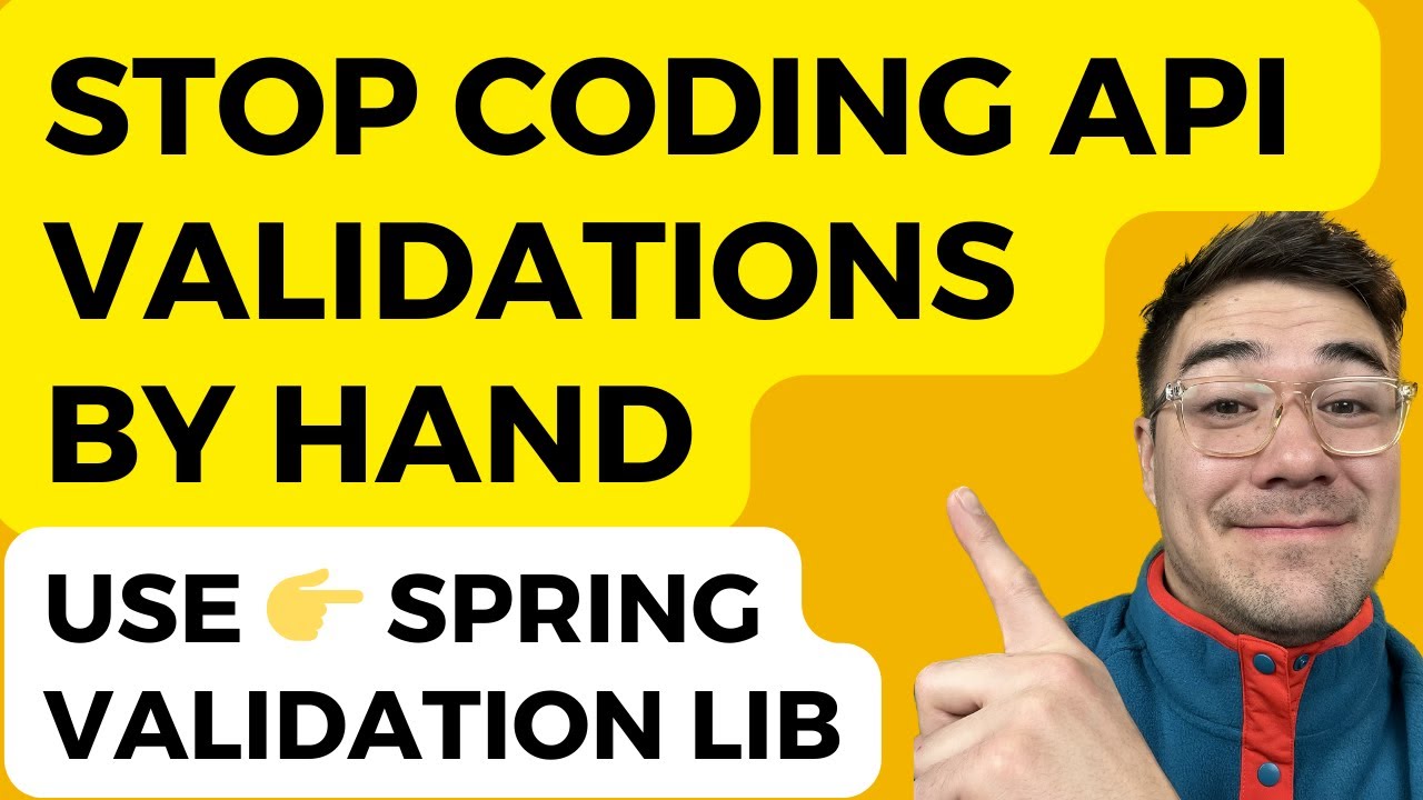 Automate Api Field Validation With Spring Validation Library 🎉 Youtube