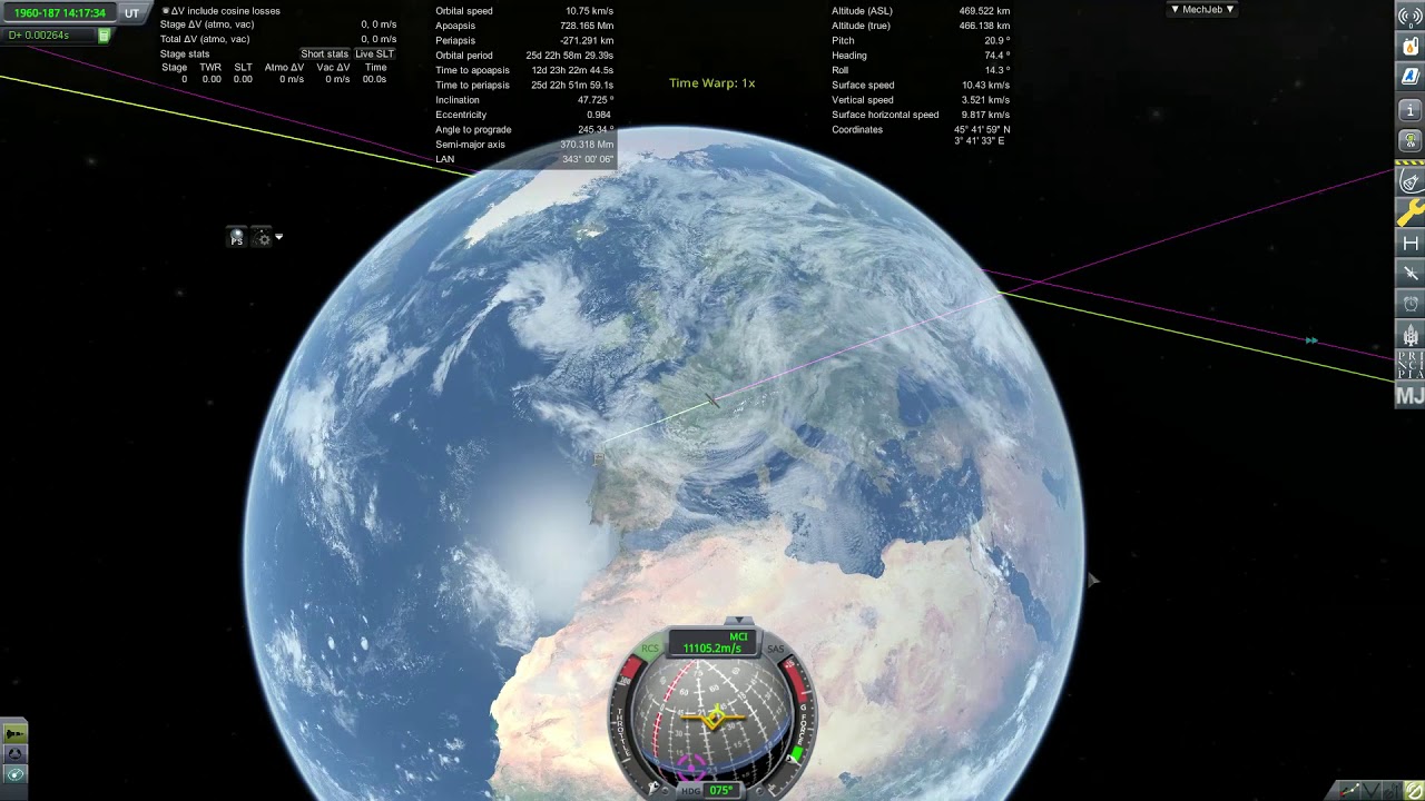 KSP RSS RO PRINCIPIA - Pioneer IV - (KSPTOT Planning) - YouTube