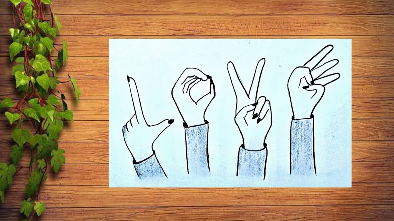 How to draw Love | Pencil Drawings - YouTube