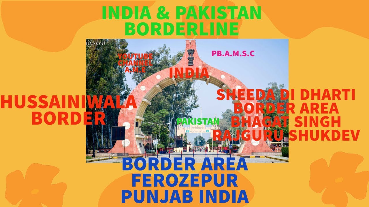 2nd.Video Hussainiwala Border Parade Time (5:00 pm To 5:55 pm ...