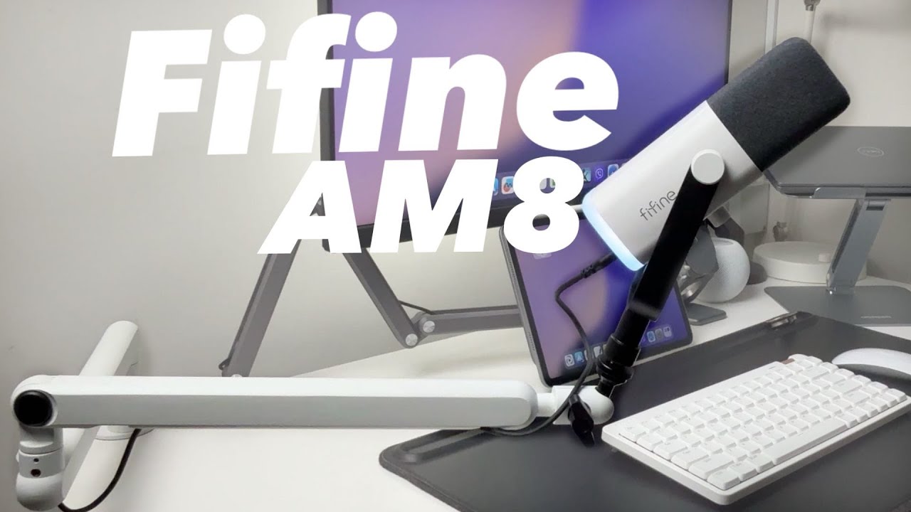 Budget Mic for My YouTube Setup - Fifine AmpliGame AM8 microphone - YouTube