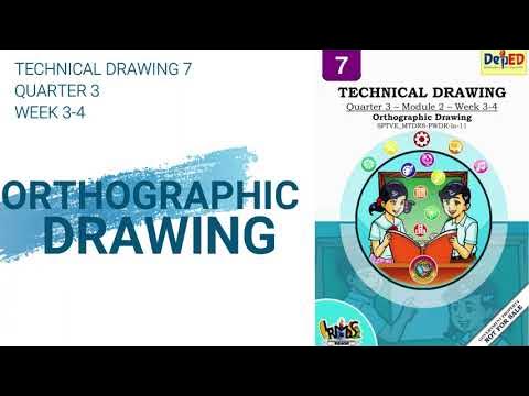 TECHNICAL DRAWING 7- ORTHOGRAPHIC DRAWING - YouTube