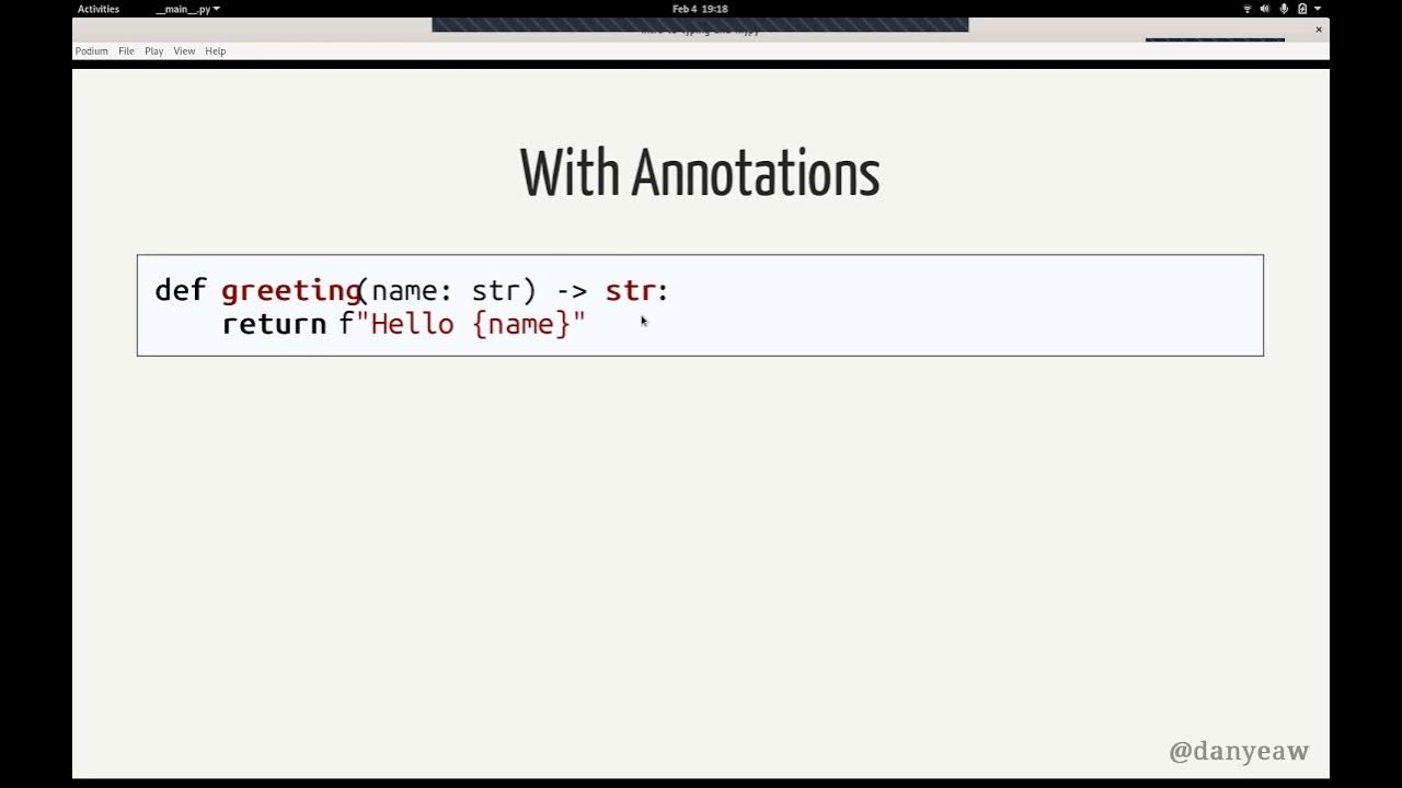 Intro to Python Typing and MyPy - YouTube