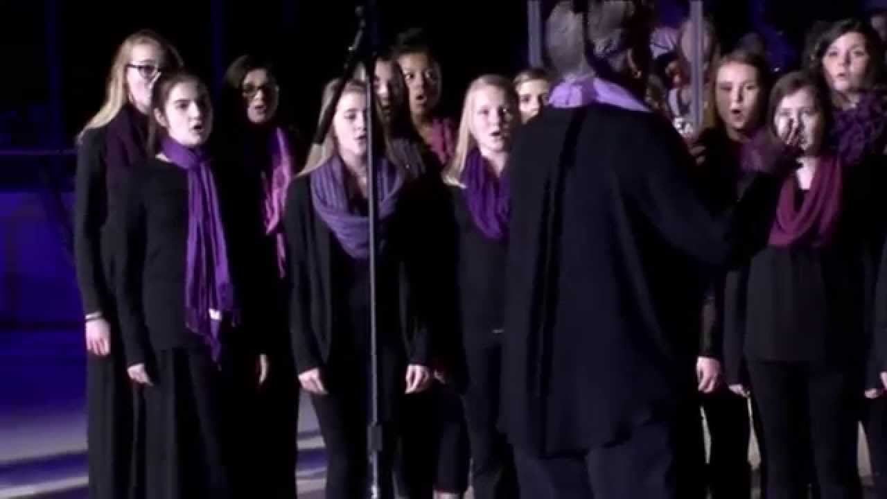 Lucile Erwin Middle School performs the Star Spangled Banner - YouTube
