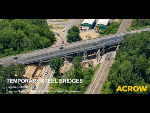 Temporary Steel Bridges - YouTube