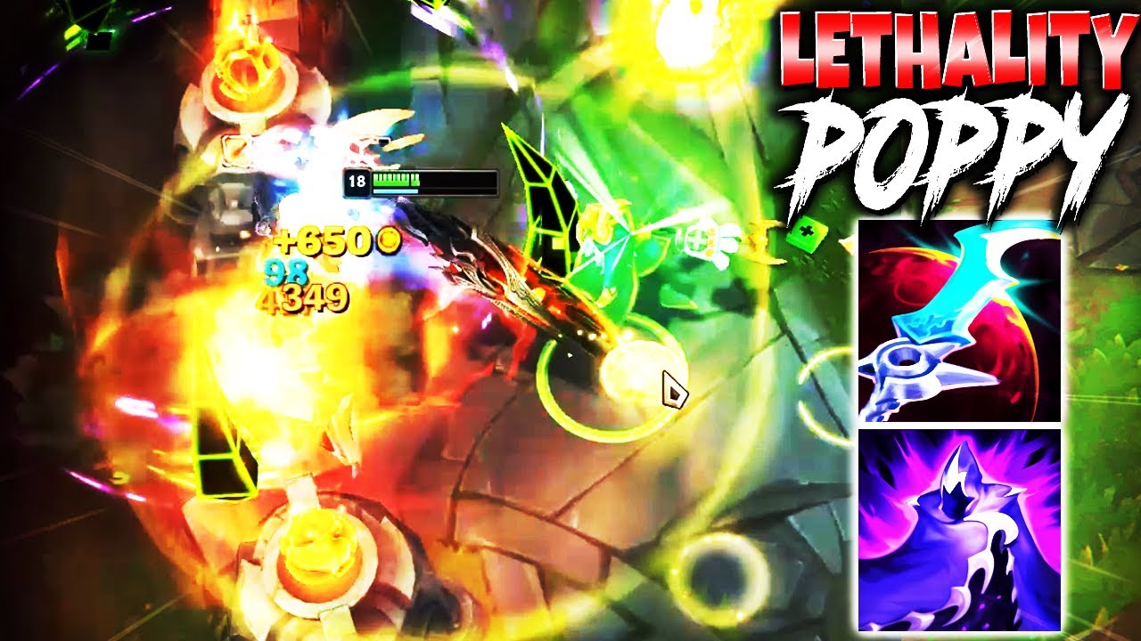Lethality Poppy's Hammer HITS HARDER - League of Legends - YouTube