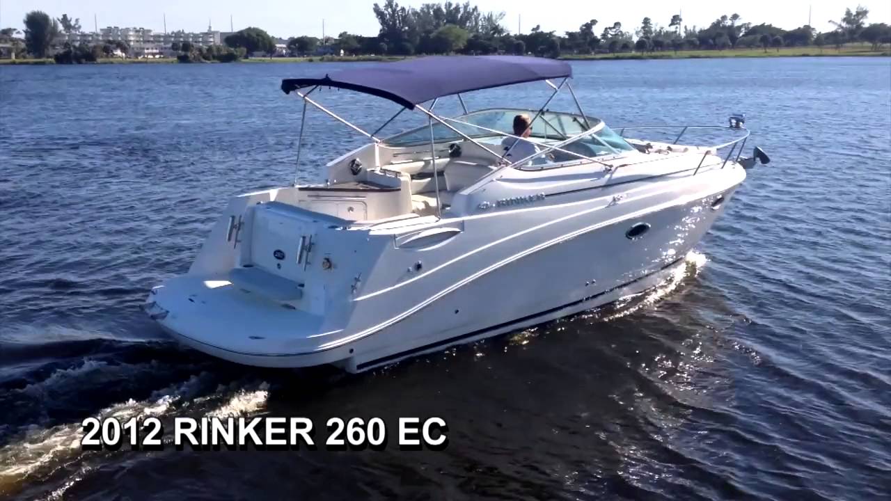 2012 Rinker 260 EXPRESS CRUISER in Pompano Beach, FL - YouTube